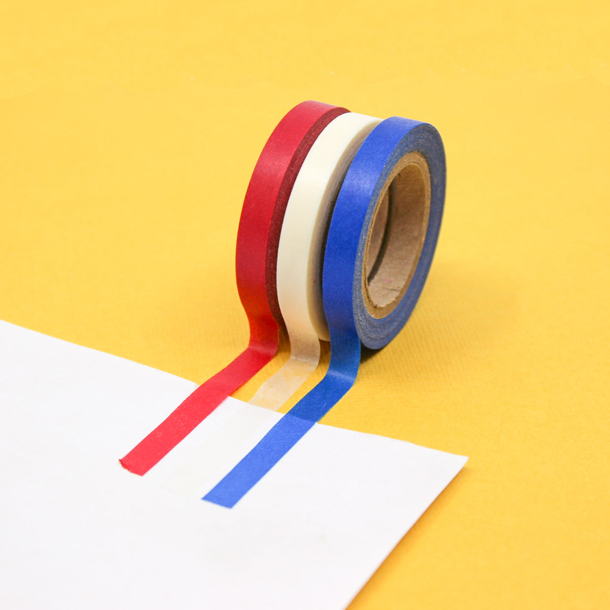 Parade Color Narrow Solid Washi Set | Planner Tapes | BBB Supplies