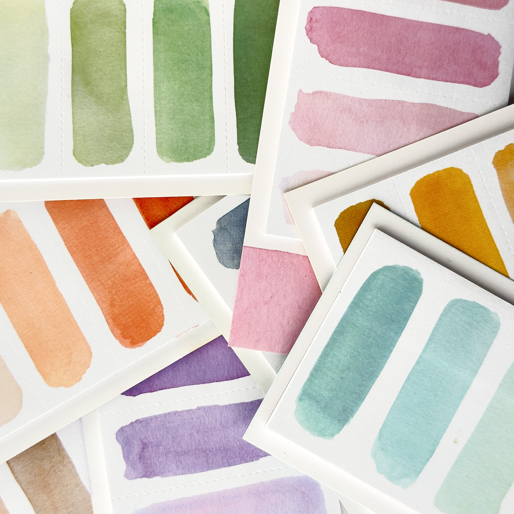 Watercolor Rainbow Sticky Notes Tabs | Planner Supplies | BBB Supplies