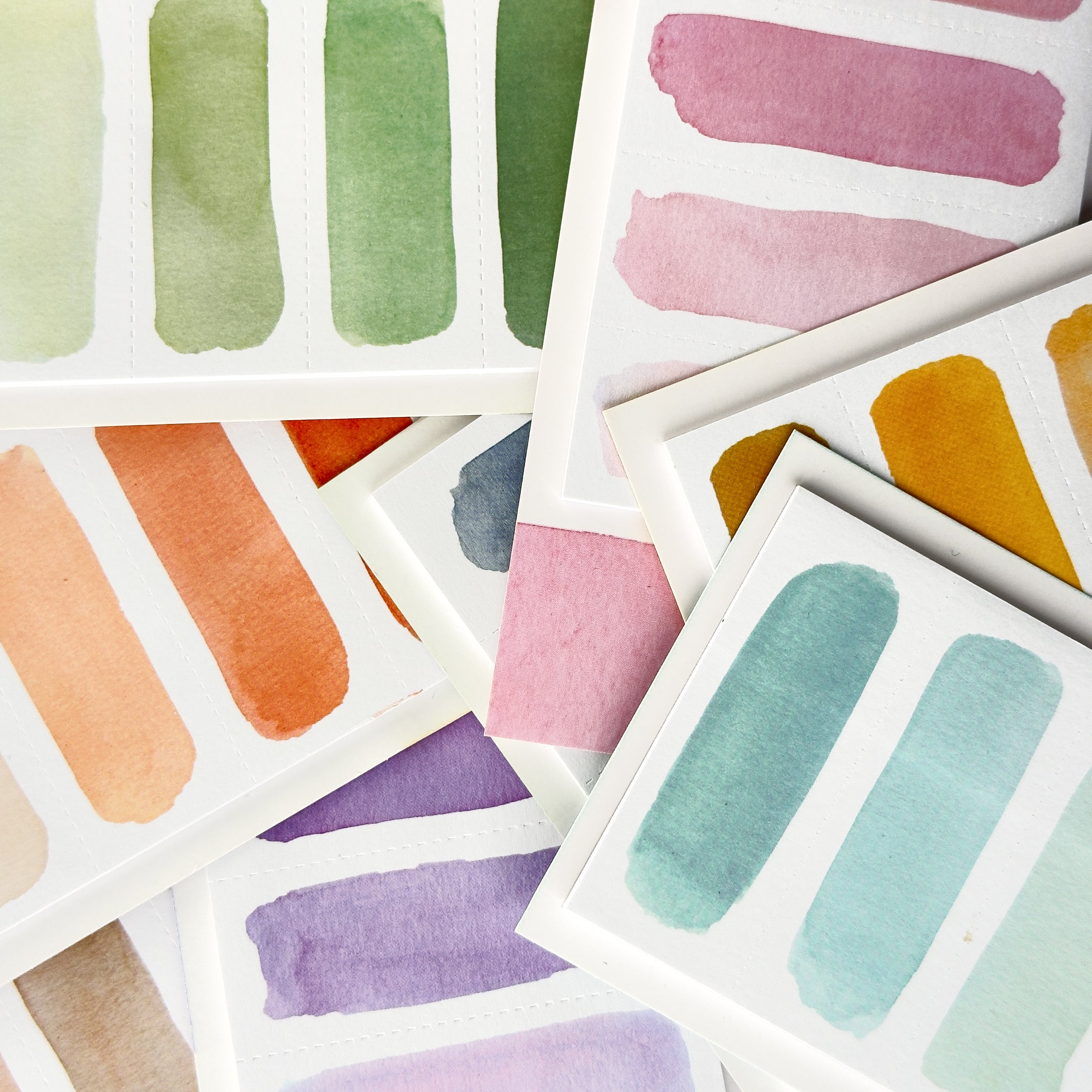 Watercolor Rainbow Sticky Notes Tabs | Planner Supplies | BBB Supplies
