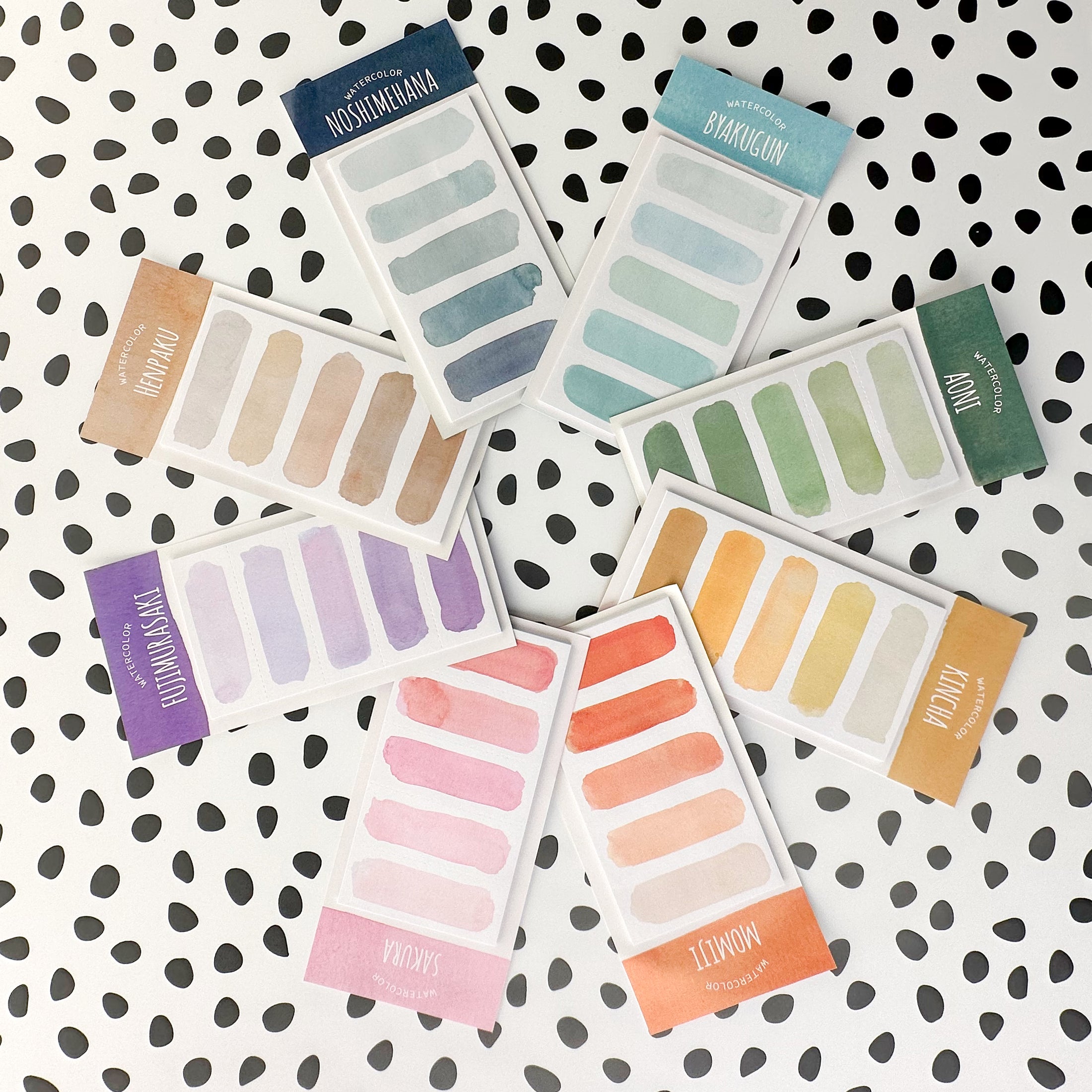 Watercolor Rainbow Sticky Notes Tabs | Planner Supplies | BBB Supplies