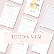 Food Journal & Meal Prep Planner | Printable Download | BBB Supplies