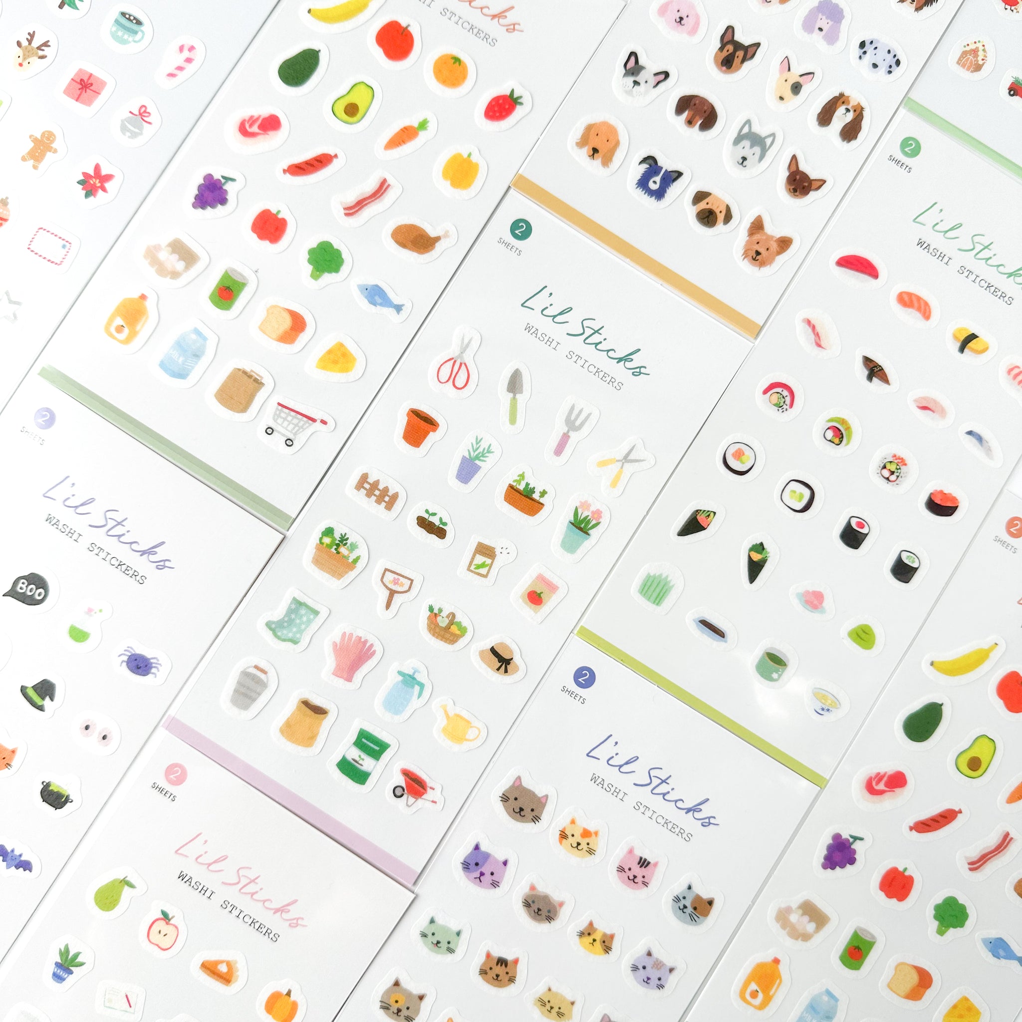 Lil Sticks Washi Sticker Sheets | Planner Stickers | BBB Supplies