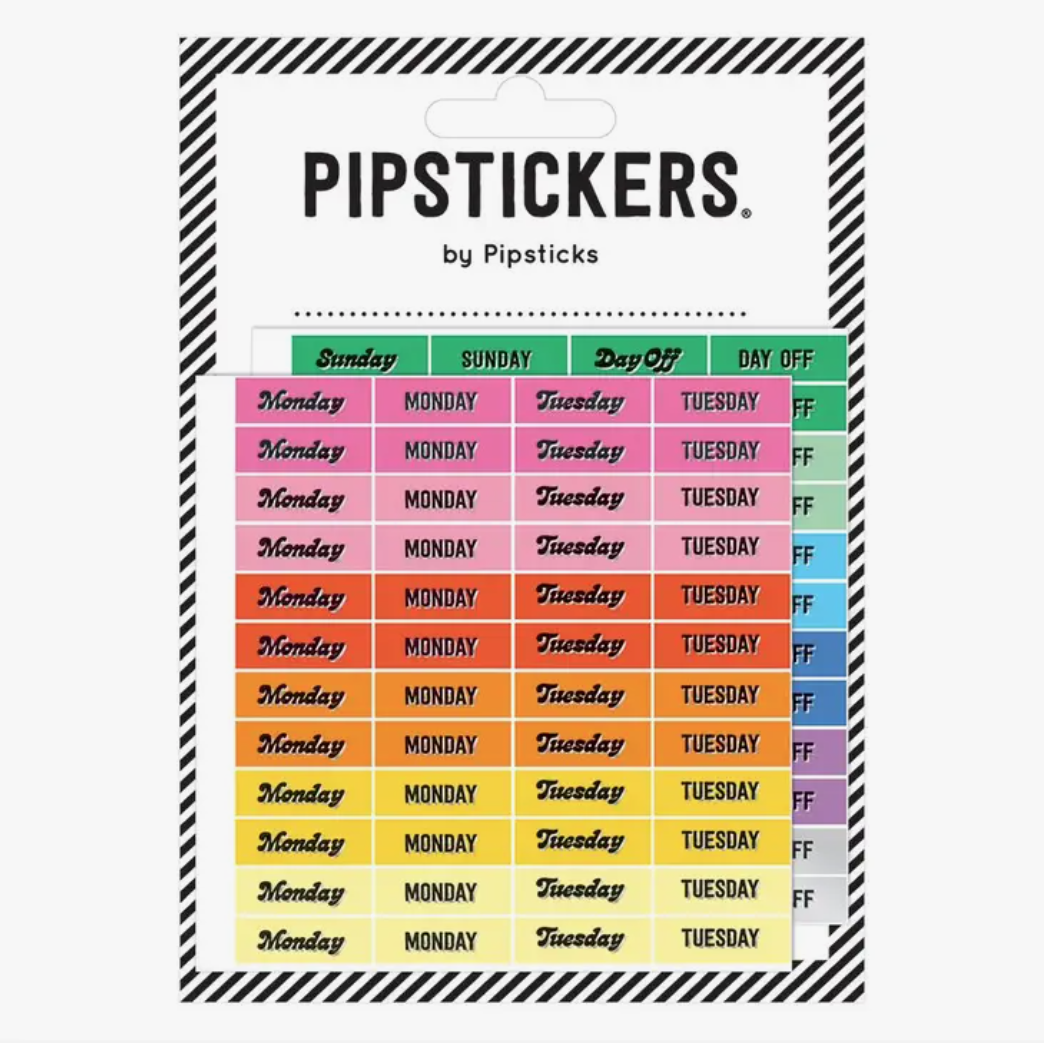 Days of Week Holographic Stickers | Planner Supplies | BBB Supplies